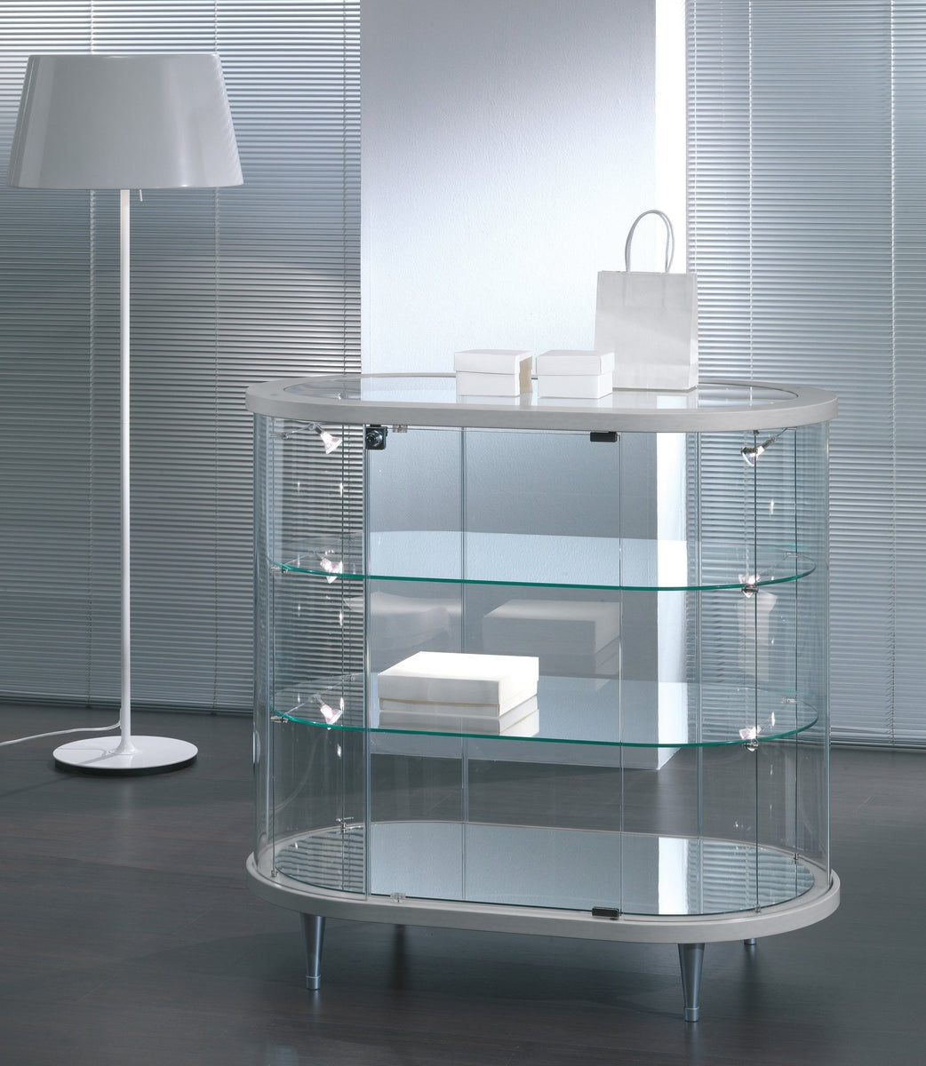 Elegance Lite 203 Oval Display Counter | UK Delivery